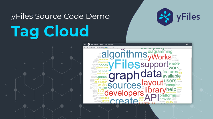Tag Cloud Demo [yFiles for HTML]